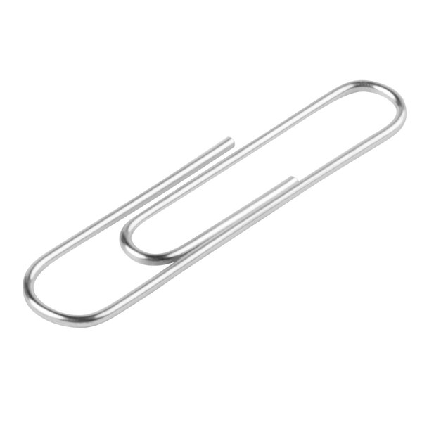 Universal #1 Standard Paper Clips (Silver) - 100/Box
