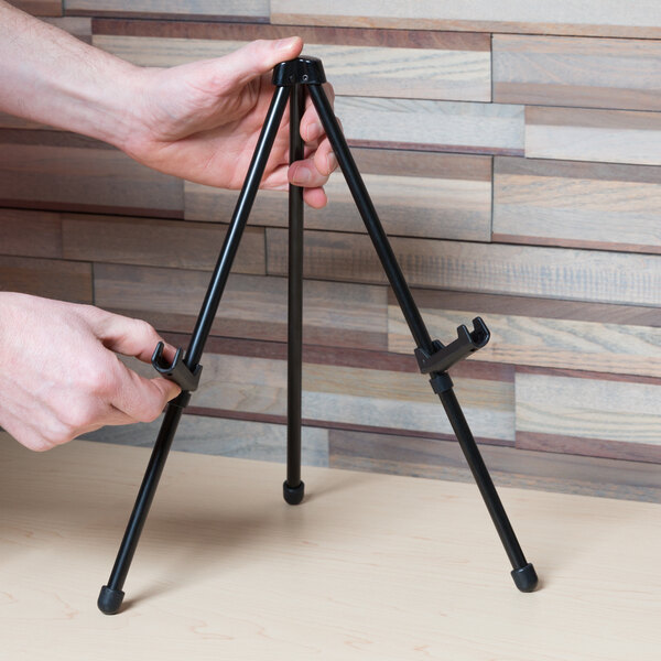 Universal UNV43028 Black Steel 14" Portable Tabletop Easel