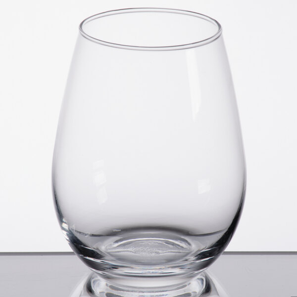 12 oz. Customizable Stemless Wine Glass | Sample Glassware | Acopa