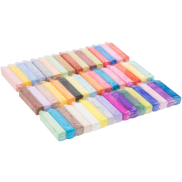 Crayola 512048 48 Assorted Bright Colors Washable Sidewalk Chalk - 48 ...