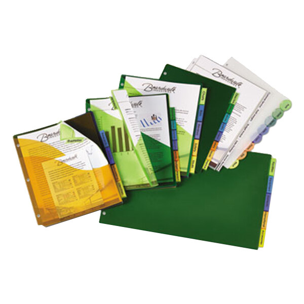 Avery® Big Tab 3-Pocket 5-Tab Multi-Color Plastic Insertable Tab Dividers