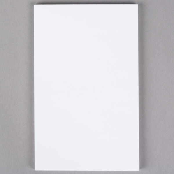 Universal UNV35615 5" x 8" Unruled White Scratch Pad 100 Sheets - 12/Pack