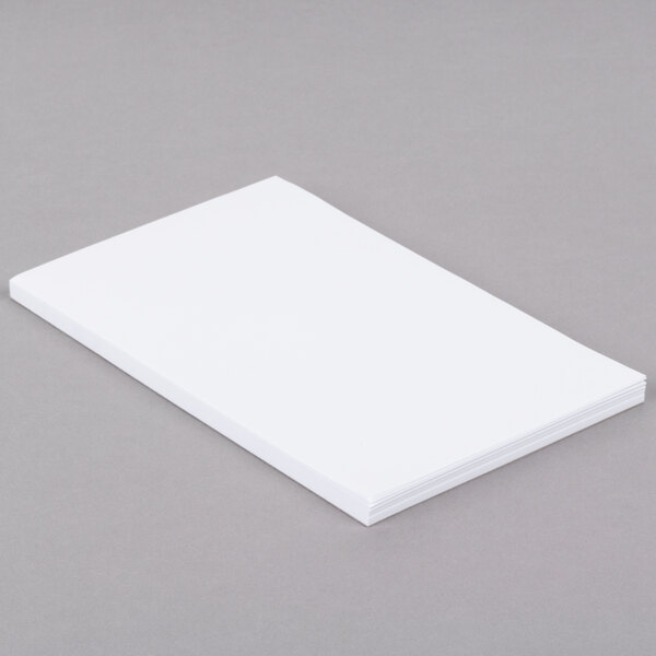 Universal UNV35615 5" x 8" Unruled White Scratch Pad 100 Sheets - 12/Pack