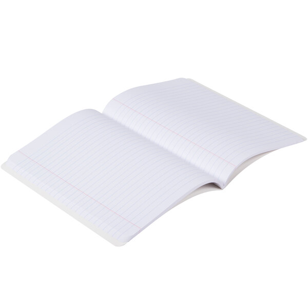 Universal UNV20930 9 3/4" x 7 1/2" Black Wide Ruled Composition ...