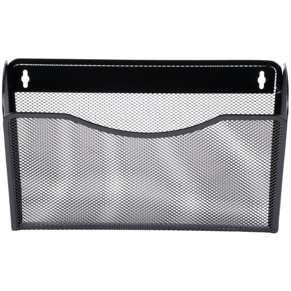Universal UNV20011 Black Three Pocket Mesh Partition Wall File with ...