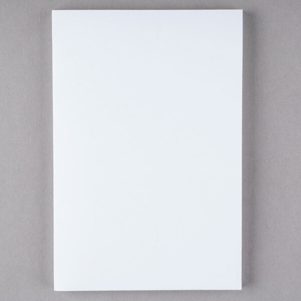 Universal UNV35614 4" x 6" Unruled White Scratch Pad 100 Sheets - 12/Pack