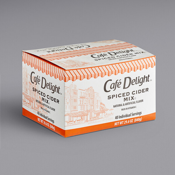 Cafe Delight Spiced Apple Cider Hot Drink Mix Portion Pack