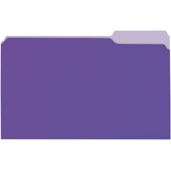 Universal UNV10525 Legal Size File Folder - Standard Height with 1/3 ...