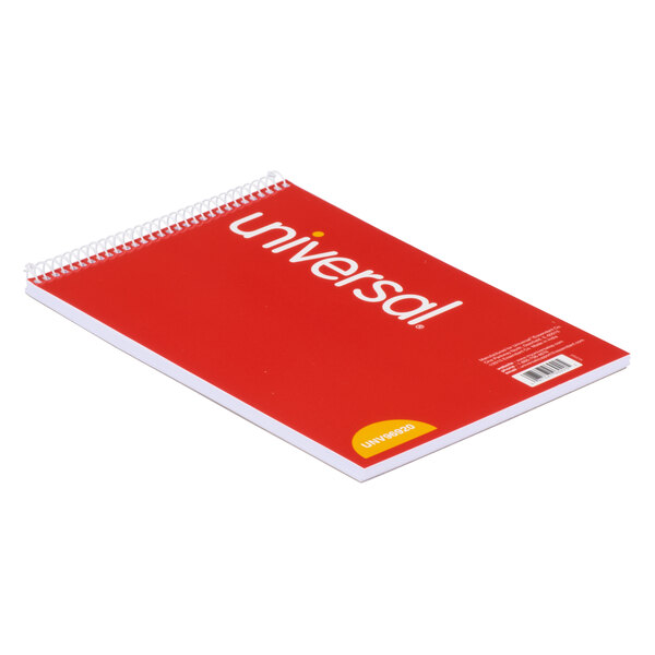 Universal UNV96920PK 6" x 9" White Gregg Rule Steno Book - 6/Pack