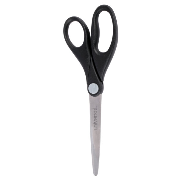 Universal UNV92008 7" Stainless Steel Economy Scissors with Black ...