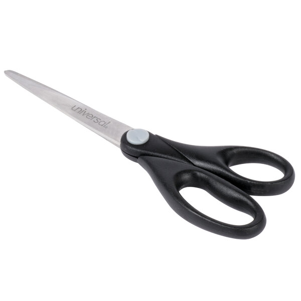 Universal UNV92008 7" Stainless Steel Economy Scissors with Black ...