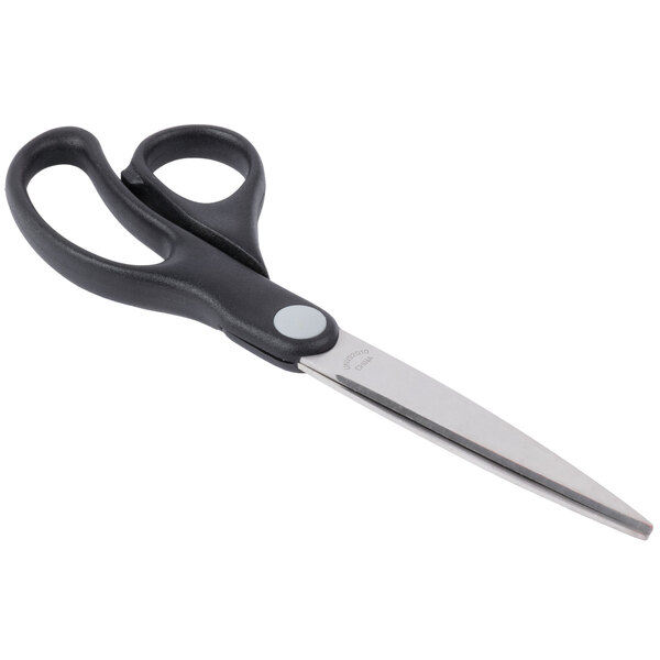 Universal UNV92010 8 1/4" Stainless Steel Economy Scissors with Black ...