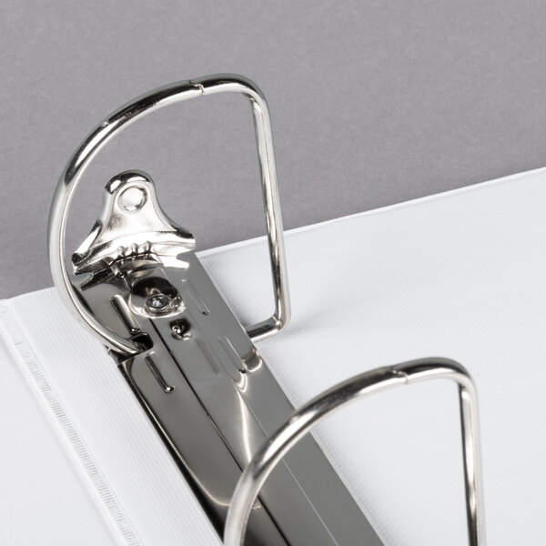 Universal UNV20994 White Economy View Binder with 4" Slant Rings