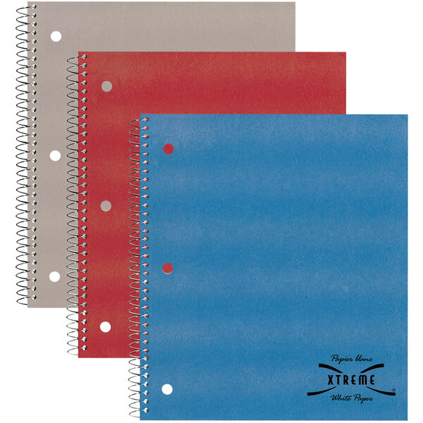 National 33709 8 7/8" x 11" Assorted Color College Rule 1 Subject ...