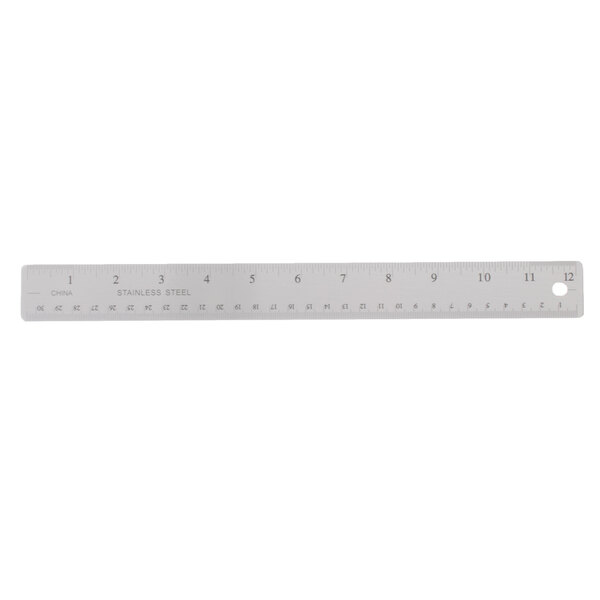 Universal UNV59023 Stainless Steel Ruler with Cork Back and Hanging ...