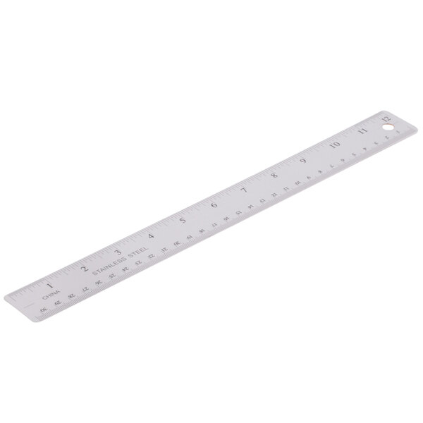 Universal UNV59023 Stainless Steel Ruler with Cork Back and Hanging ...