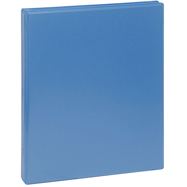 Universal UNV20703 Light Blue Deluxe Non-Stick View Binder with 1/2 ...