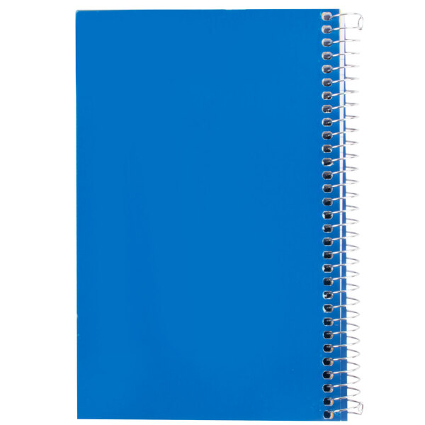 National 33502 7 3/4" x 5" Blue College Rule 1 Subject Wirebound ...