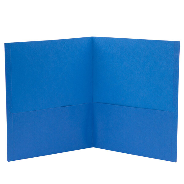 Universal UNV56601 Letter Size 2-Pocket Embossed Paper Pocket Folder ...