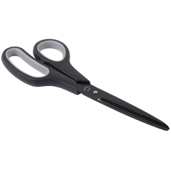Universal UNV92021 8" Carbon-Coated Industrial Scissors with Black and ...