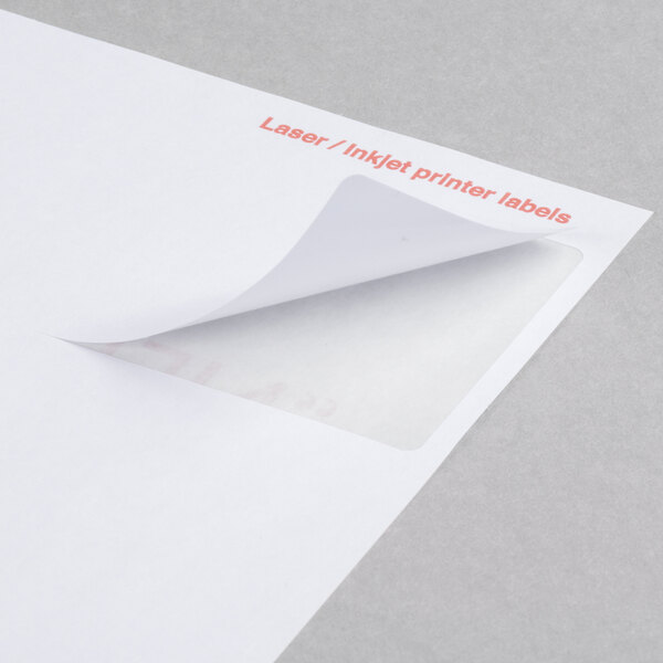 Universal UNV80107 2" x 4" White Permanent Labels - 1000/Box