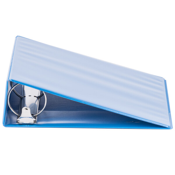 Universal UNV20753 Light Blue Deluxe Non-Stick View Binder with 3 ...