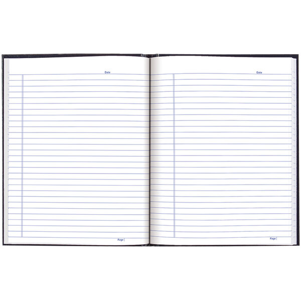 Rediform Office A982 9 1/4" x 7 1/4" Blue College Rule Business ...