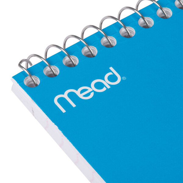 Mead 43082 6" x 9" White Gregg Rule Spell-Write Spiral Steno Book - 80 ...