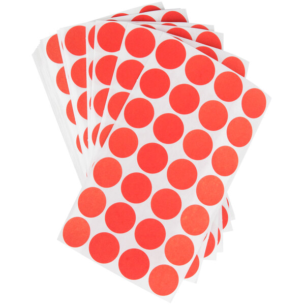 Red Dot Stickers: Color Coding Labels in Bulk (1008 / Pack)