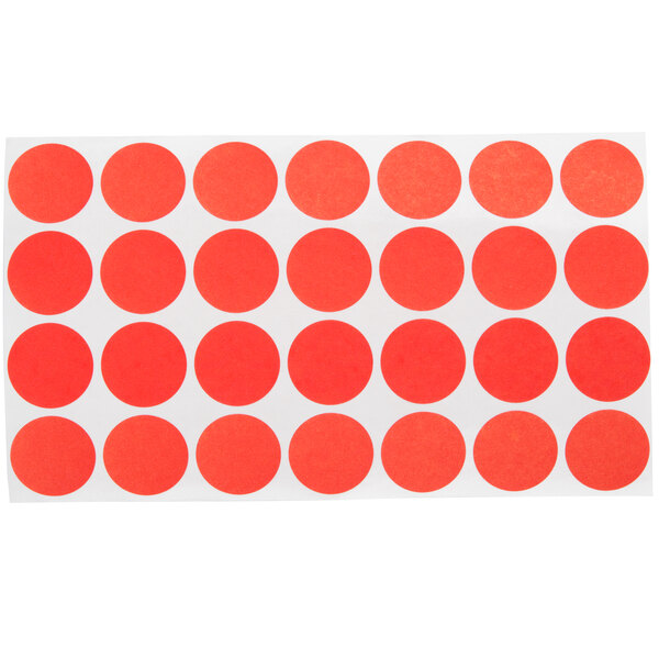Red Dot Stickers: Color Coding Labels in Bulk (1008 / Pack)