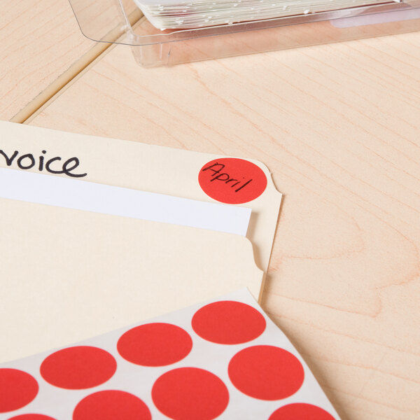 Red Dot Stickers: Color Coding Labels in Bulk (1008 / Pack)