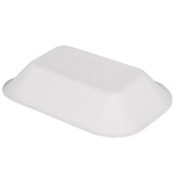 Huhtamaki Chinet 10404 Savaday 7 1/2" x 5 1/2" #200 White Molded Fiber ...