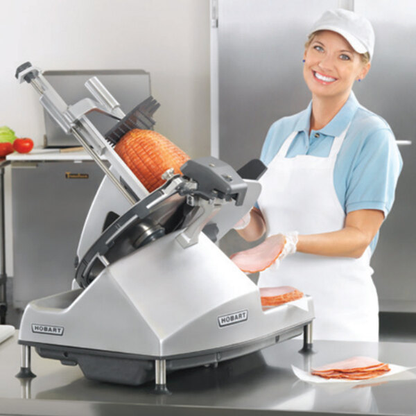 Hobart HS8-1 13" Heavy-Duty Manual Slicer with Interlocks and Removable ...