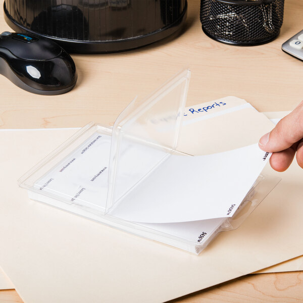 Avery® 5436 1" x 3" White Rectangular Removable Write-On / Printable ...