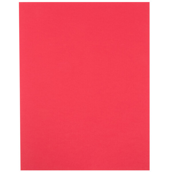 Neenah 22751 Astrobrights 8 1/2" x 11" Re-Entry Red 65# Smooth Color ...
