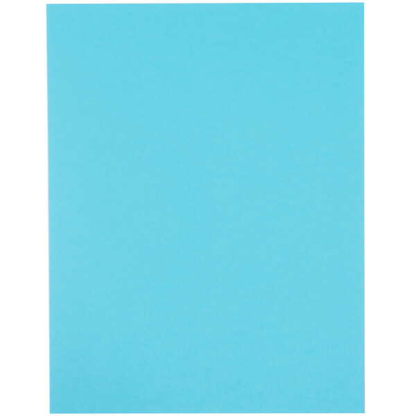 Neenah 22721 Astrobrights 8 1/2" x 11" Lunar Blue 65# Smooth Color ...