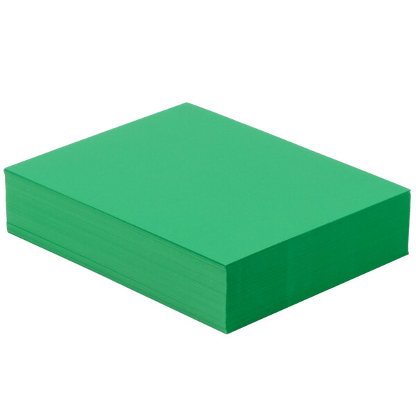 Neenah 22741 Astrobrights 8 1/2" x 11" Gamma Green 65# Smooth Color ...