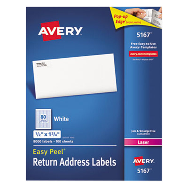 Avery 5167 Free Template