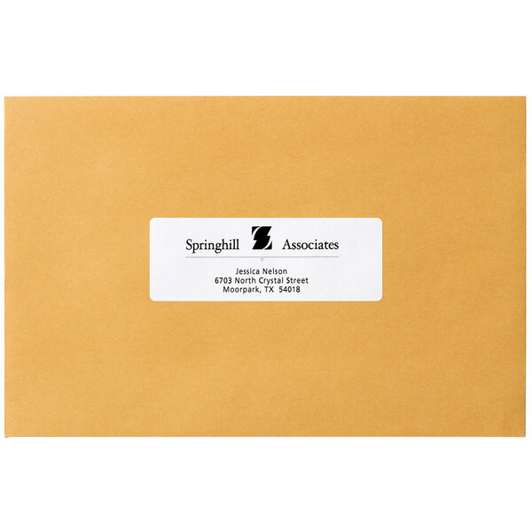 Avery® 4014 1 7/16" x 4" White Dot Matrix Mailing Labels - 5000/Box