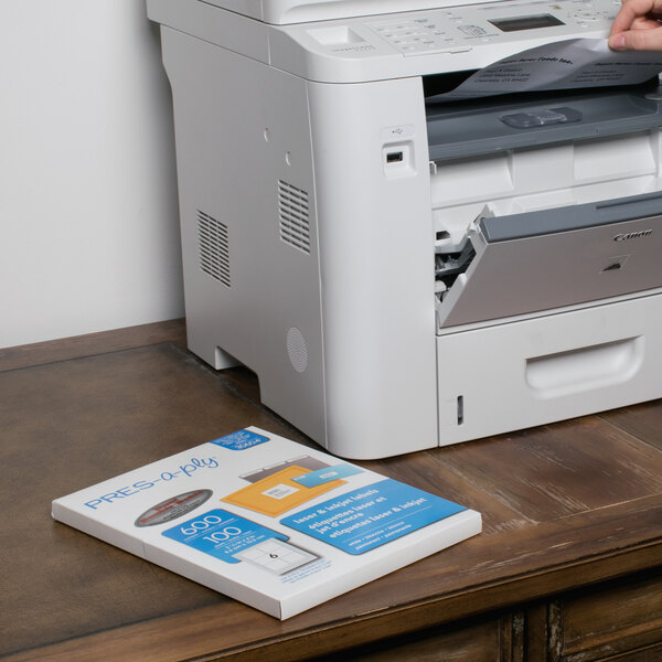 Avery® 30604 3 1/3" x 4" White Laser Shipping Labels - 600/Box