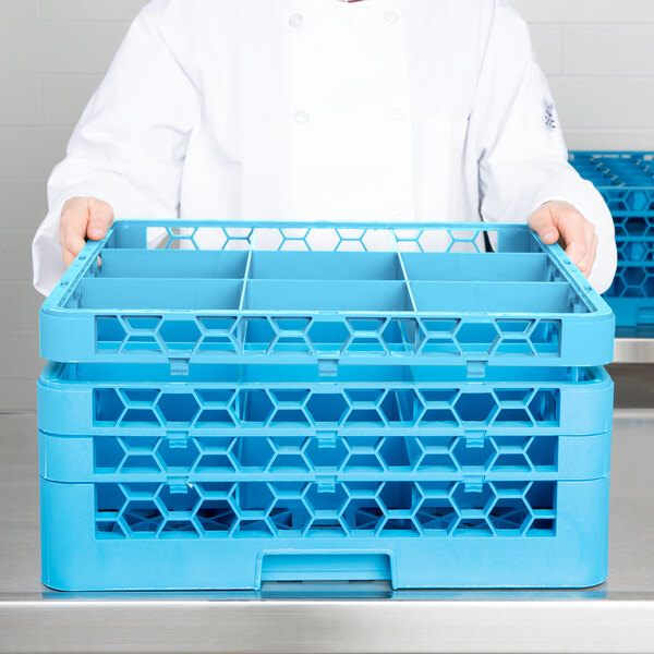 Carlisle RE914 OptiClean 9 Compartment Glass Rack Extender