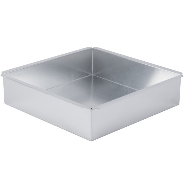 Ateco 12012 12" x 12" x 3" Aluminum Square Straight-Sided Cake Pan