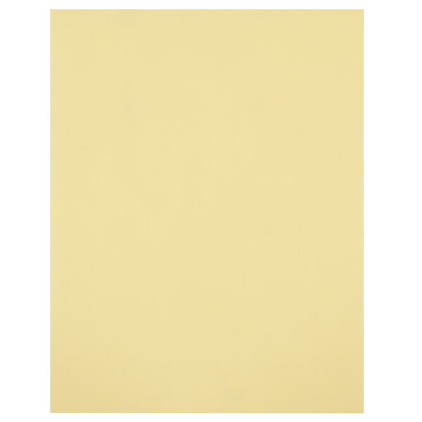 Universal Office UNV11201 8 1/2" x 11" Canary Ream of 20 lb. Color Copy ...