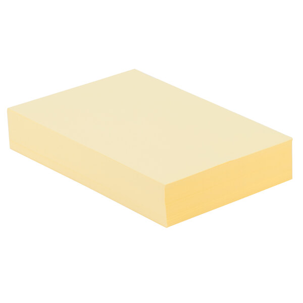 Universal Office UNV11201 8 1/2" x 11" Canary Ream of 20 lb. Color Copy ...