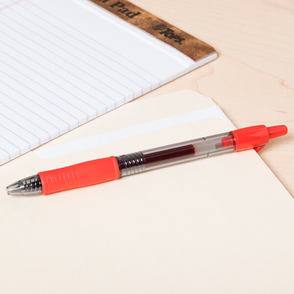 Pilot PIL31022 Red 0.7mm G2 Premium Retractable Rollerball Gel Ink Pen ...