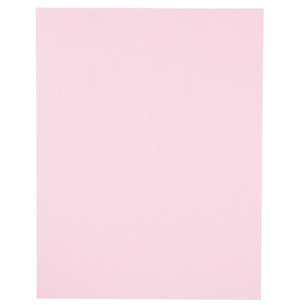 Universal Office UNV11204 8 1/2" x 11" Pink Ream of 20 lb. Color Copy ...