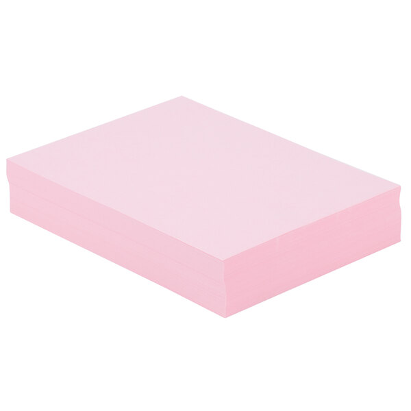 Universal Office UNV11204 8 1/2" x 11" Pink Ream of 20 lb. Color Copy ...