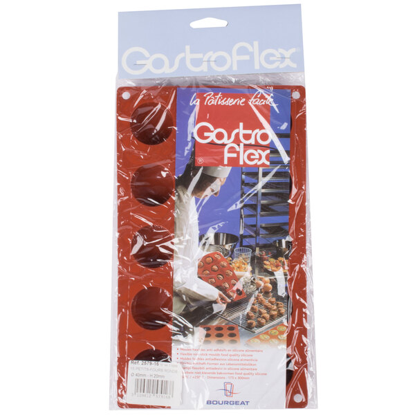 Matfer Bourgeat 257916 Gastroflex Orange Silicone 15 Compartment Round ...