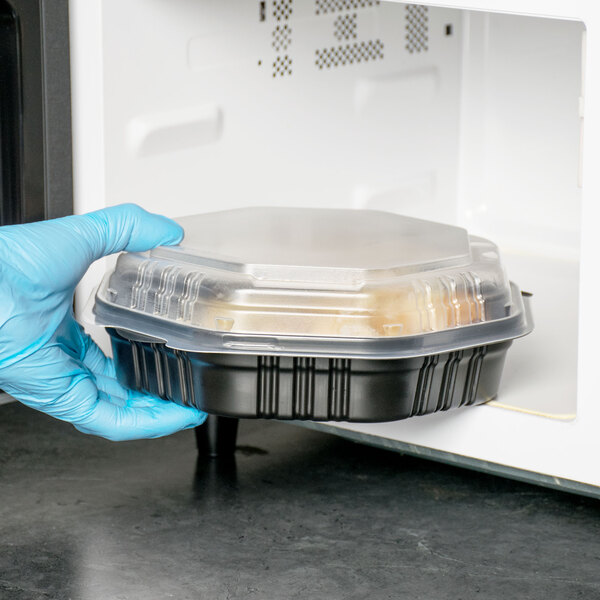 Solo 809011-PP94 Creative Carryouts OctaView Supreme 9" x 9" x 3" Black ...