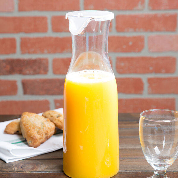 GET BW-1892-CL 56 oz. Customizable Polycarbonate Wine / Juice Decanter ...